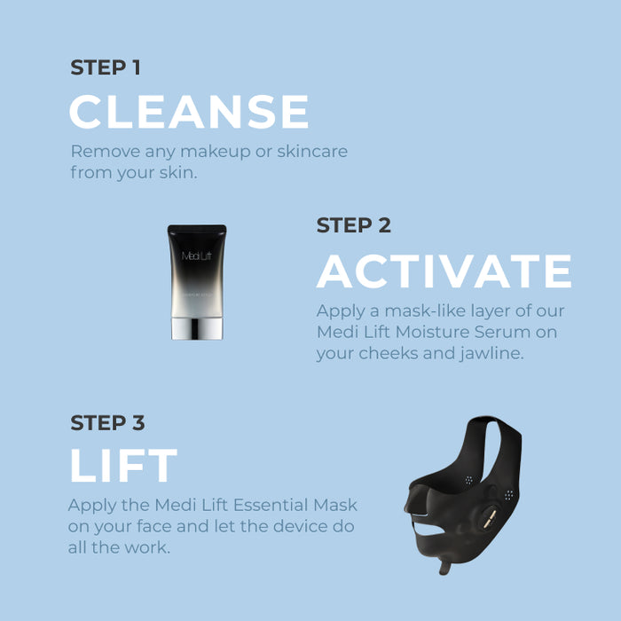 Medi Lift Essential Mask – EMS Facial Toning & Lifting Device