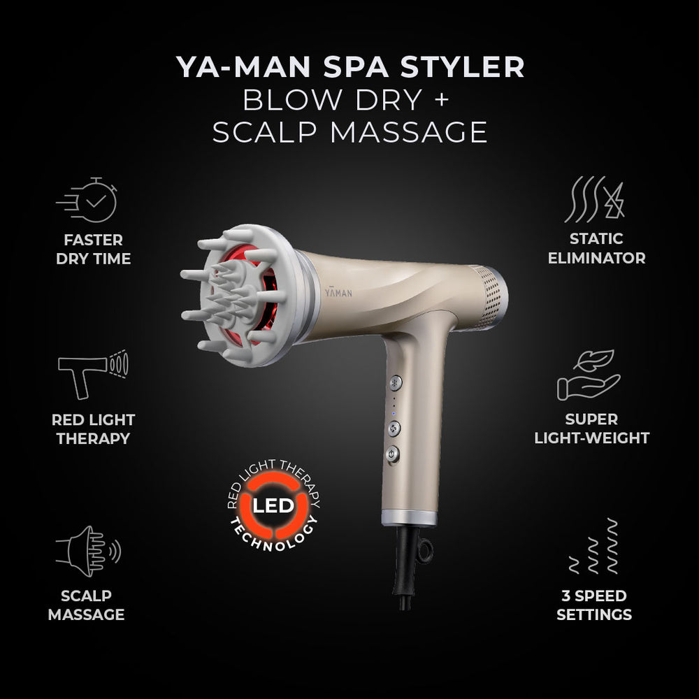 YA-MAN SPA STYLER® BLOW DRY + SCALP MASSAGE