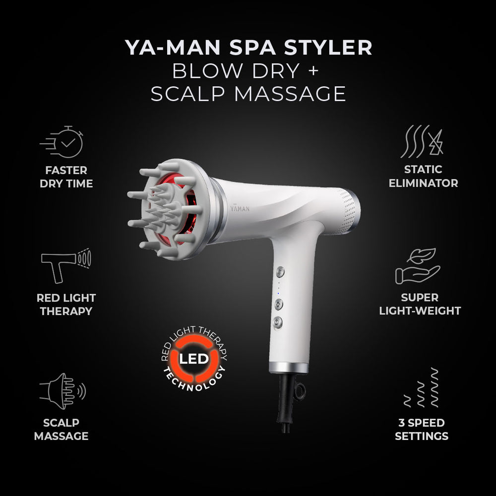 YA-MAN SPA STYLER® BLOW DRY + SCALP MASSAGE