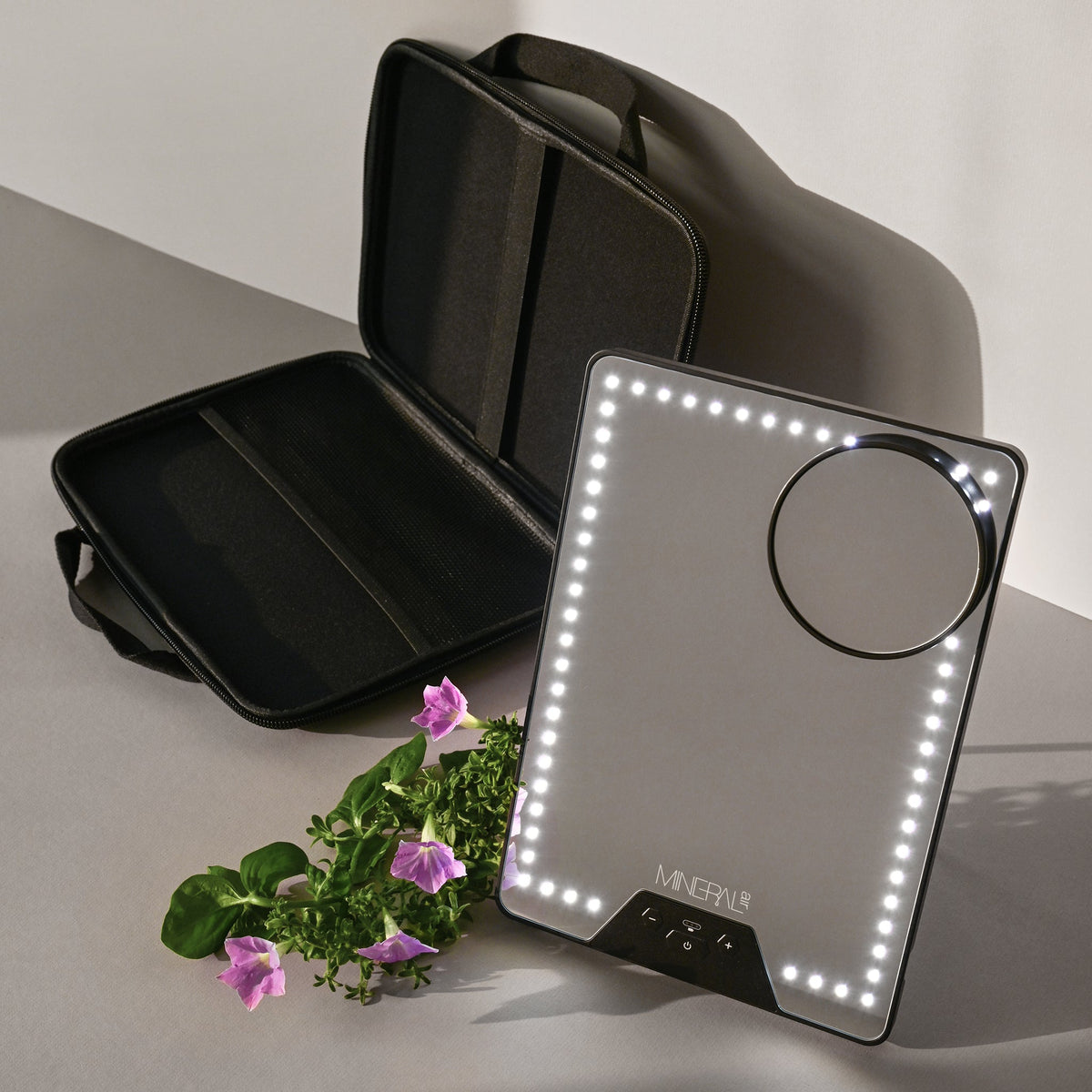 Mineral Air LED Vanity Mirror Carry Case